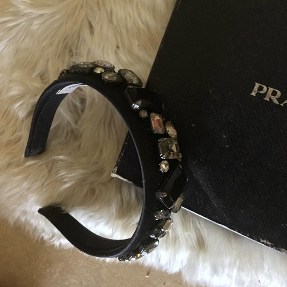 Prada | Accessories | Prada Jeweled Headband New 798 | Poshmark